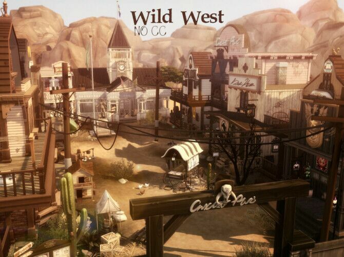 Wild West By Virtualfairytales Sims 4 CC Download