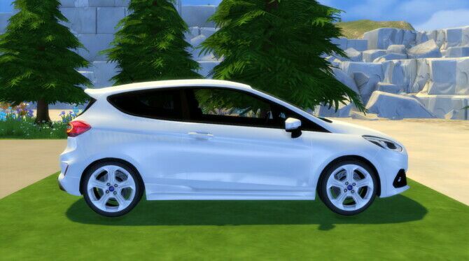 2018 Ford Fiesta St At Modern Crafter Cc Sims 4 CC Download