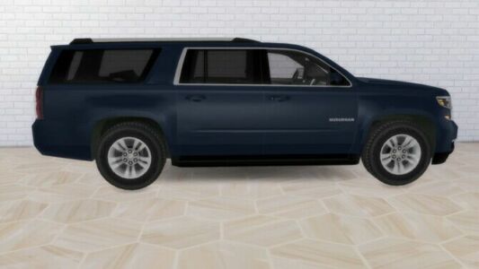 2020 Chevrolet Suburban At Modern Crafter CC Sims 4 CC Download