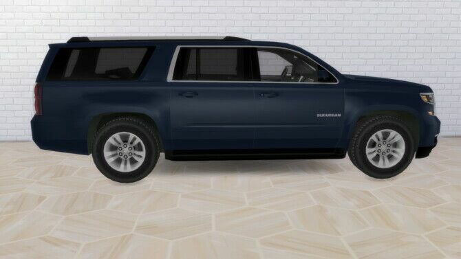 2020 Chevrolet Suburban At Modern Crafter CC Sims 4 CC Download