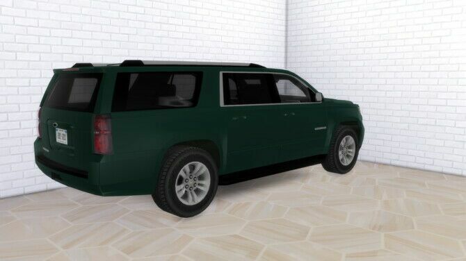 2020 Chevrolet Suburban At Modern Crafter CC Sims 4 CC Download