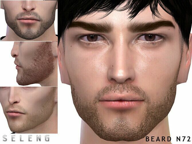 Beard N72 By Seleng Sims 4 CC Download