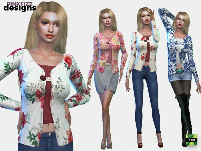 Flower Cardy By Pinkfizzzzz Sims 4 CC Download