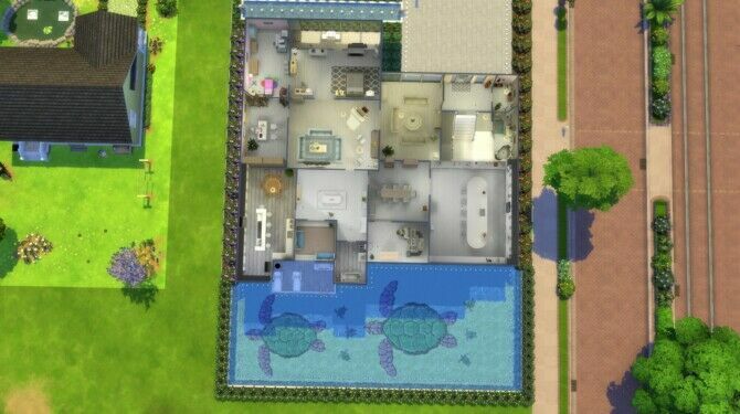 Malibu Base Game Home By Barenziah Sims 4 CC Download