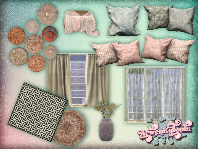 Pure Morning SET 3 Decor By Arwenkaboom Sims 4 CC Download