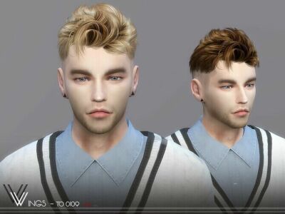 Wings TO0109 Hair By Wingssims Sims 4 CC Download