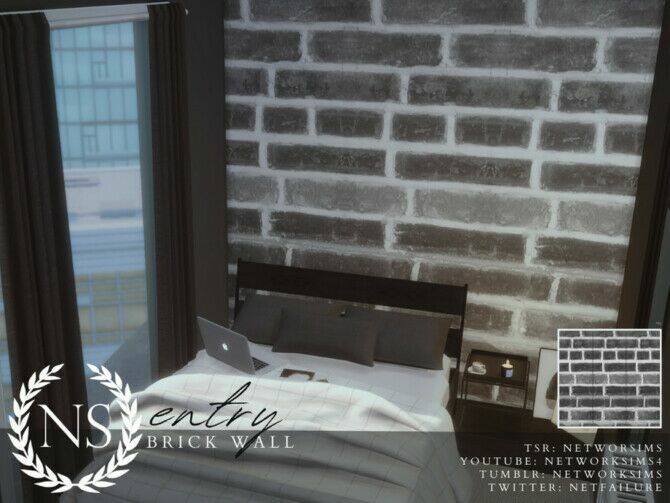 Entry Brick Walls By Networksims Sims 4 CC Download