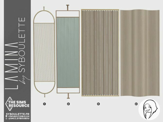 Lamina SET Part 2 By Syboubou Sims 4 CC Download