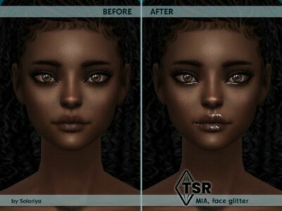 MIA Face Glitter By Soloriya Sims 4 CC Download