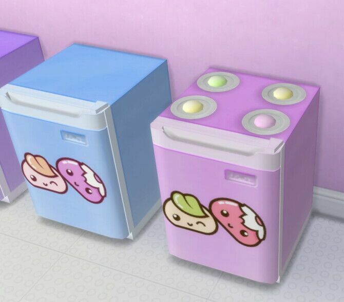 Mochi Fridge At Kawaiistacie Sims 4 CC Download