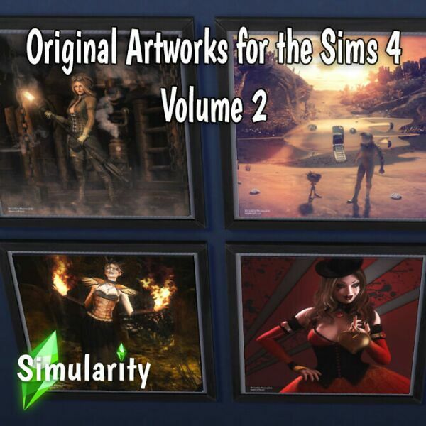 Original Artworks Volume 2 By Simularity At Mod The Sims Sims 4 CC Download