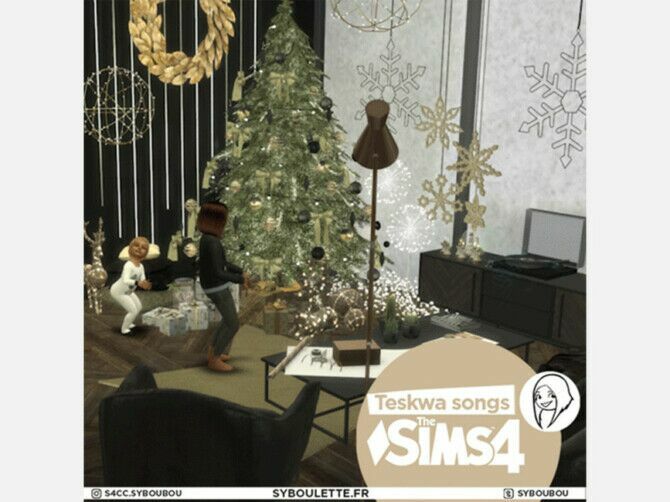 Teskwa Songs Record Player By Syboubou Sims 4 CC Download