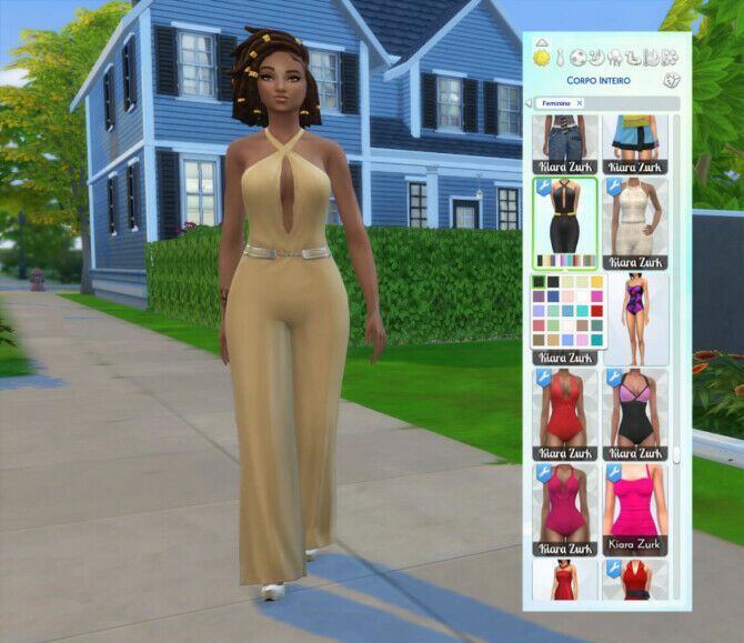 TS3 Decades UNI Jumpsuit At MY Stuff Origin Sims 4 CC Download