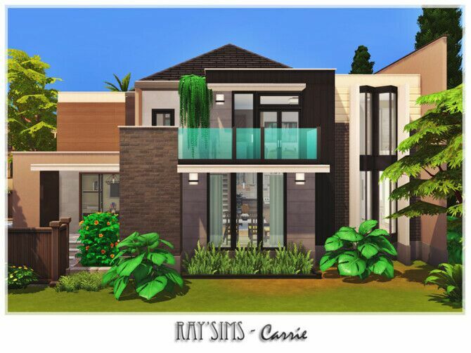 Carrie Home By Ray_Sims Sims 4 CC Download