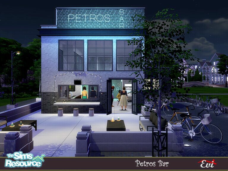 Petros BAR By EVI Sims 4 CC Download