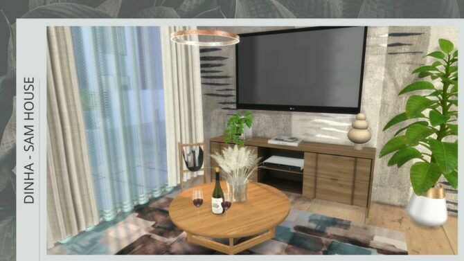 SAM House At Dinha Gamer Sims 4 CC Download
