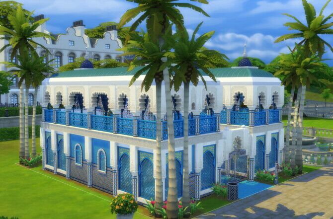 Villa Rabat – Moroccan Style Home By Dominopunkyheart Sims 4 CC Download