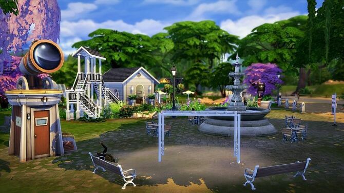 Cherry Blossom Park By Sirhc59 At L’universims Sims 4 CC Download