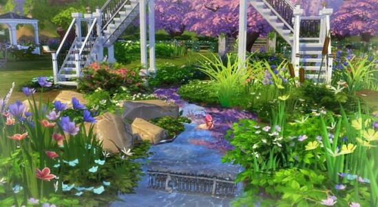 Cherry Blossom Park By Sirhc59 At L’universims Sims 4 CC Download