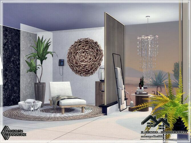 Larmo Bathroom By Marychabb Sims 4 CC Download