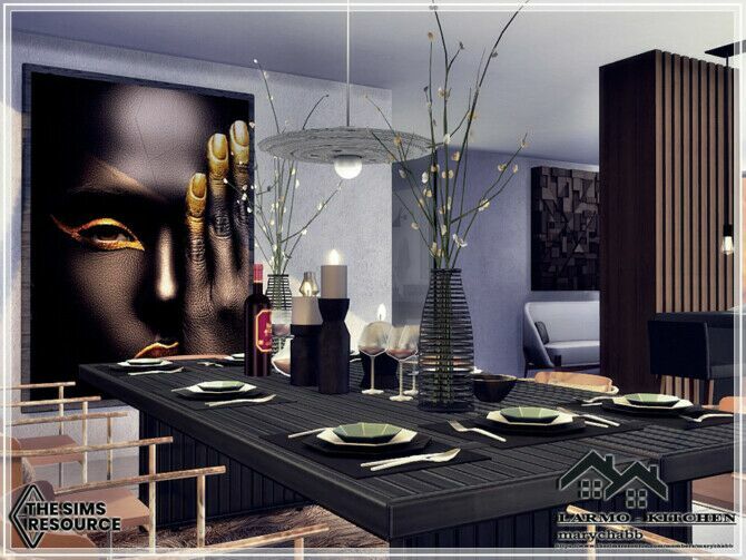 Larmo Kitchen By Marychabb Sims 4 CC Download