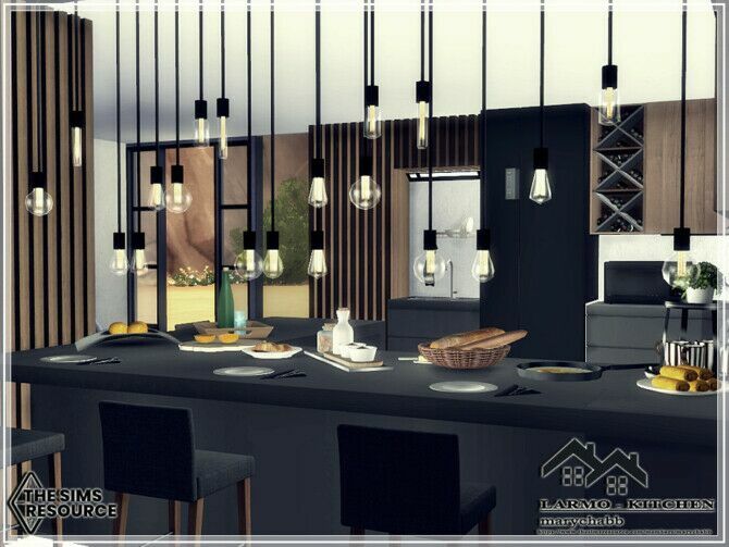 Larmo Kitchen By Marychabb Sims 4 CC Download