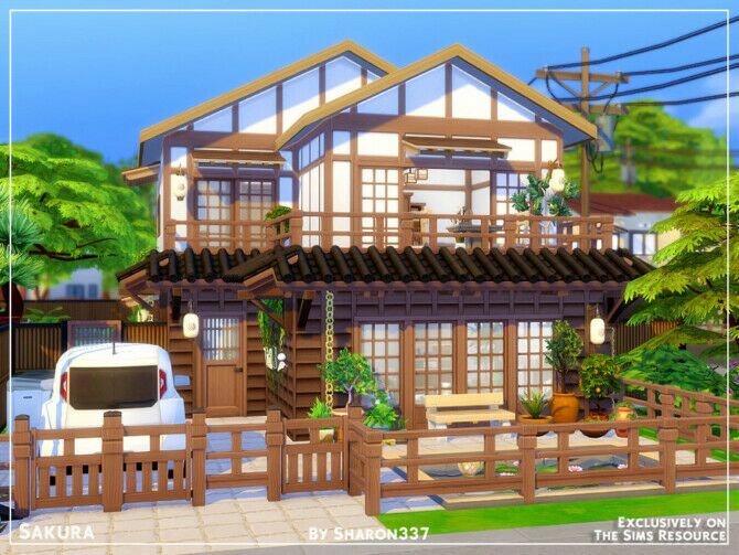 Sakura Home By Sharon337 Sims 4 CC Download