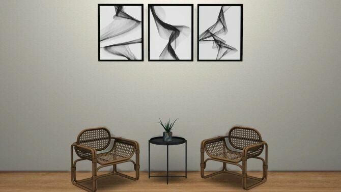 Abstract Wall ART At Sunkissedlilacs Sims 4 CC Download