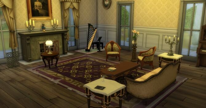 Braithwaite Manor RDR2 By Silverashsims Sims 4 CC Download