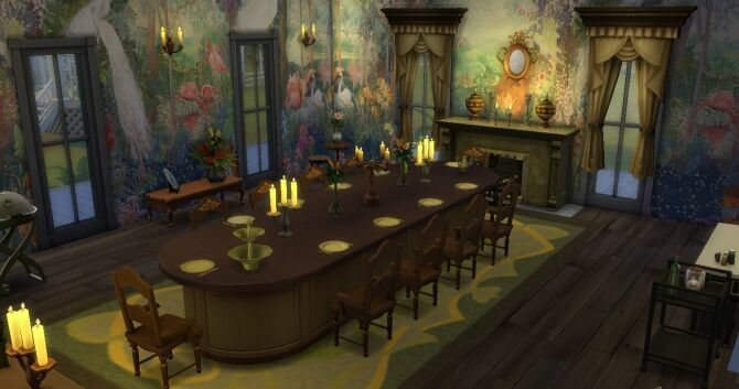 Braithwaite Manor RDR2 By Silverashsims Sims 4 CC Download