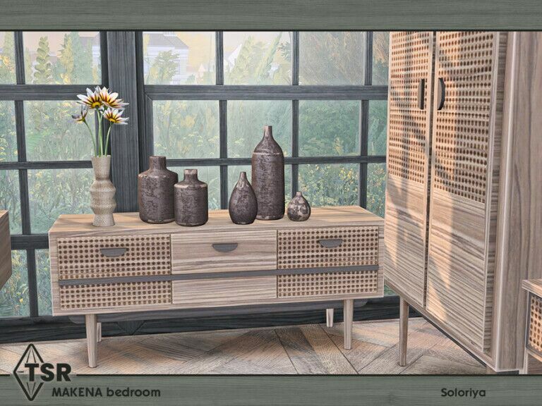 Makena Bedroom By Soloriya Sims 4 CC Download