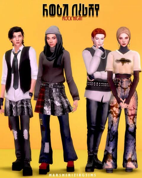 Rock Night By Marsmerizingsims Sims 4 CC Download