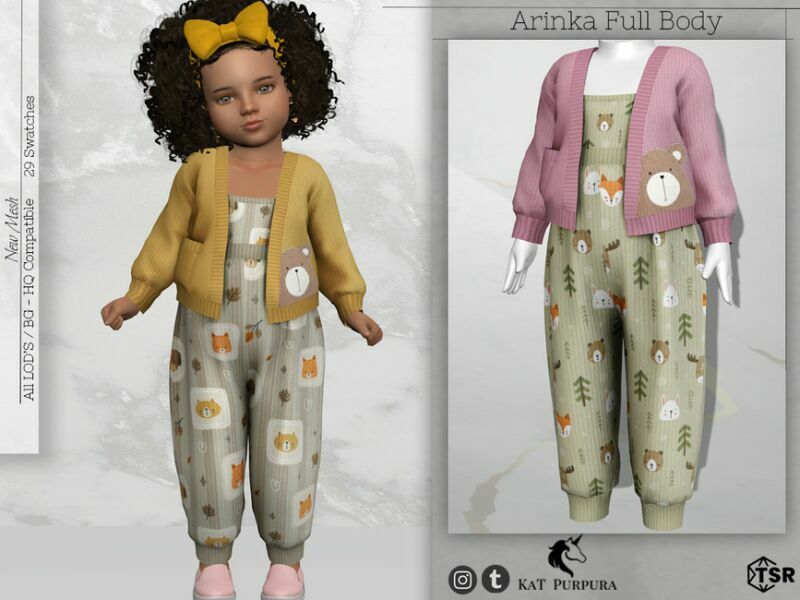 Arinka Full Body By Katpurpura Sims 4 CC Download
