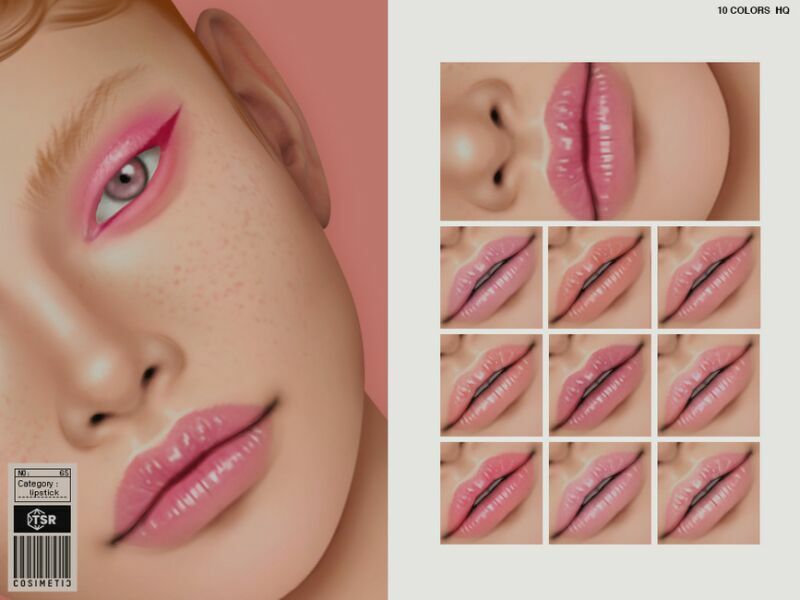 Lipstick | N65 By Cosimetic Sims 4 CC Download
