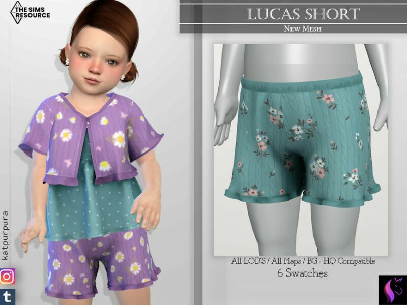 Lucas Short By Katpurpura Sims 4 CC Download