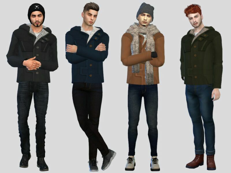 Nash Winter Jacket By Mclaynesims Sims 4 CC Download