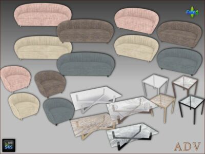 Seating Furniture And Tables Sims 4 CC Download