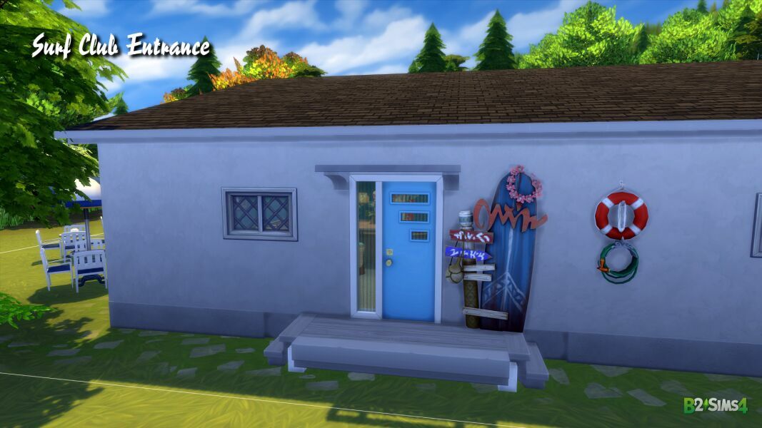 The Bayside Diner & Surf Club Sims 4 CC Download