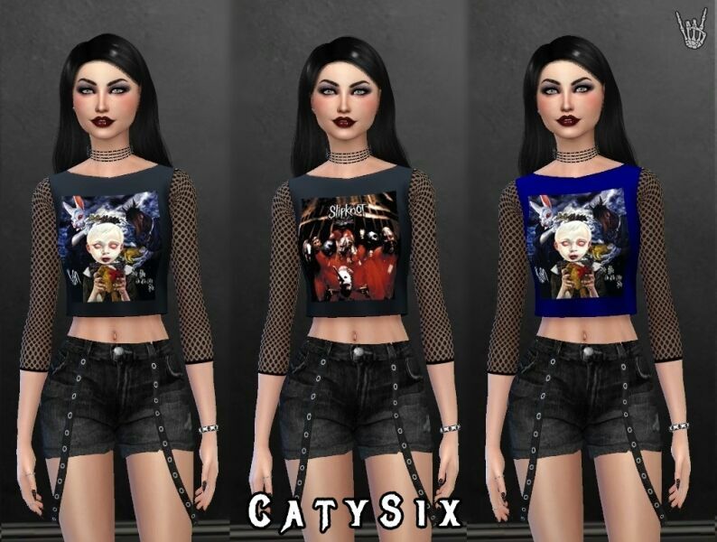 Albums Tops Bands V2 By Catysix Sims 4 CC Download