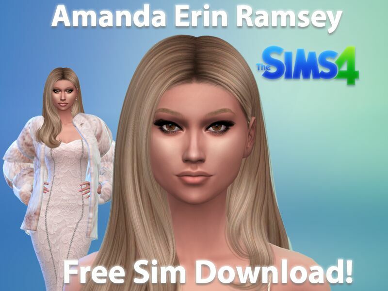 Amanda Erin Ramsey Free SIM Download By VTK Sims 4 CC Download