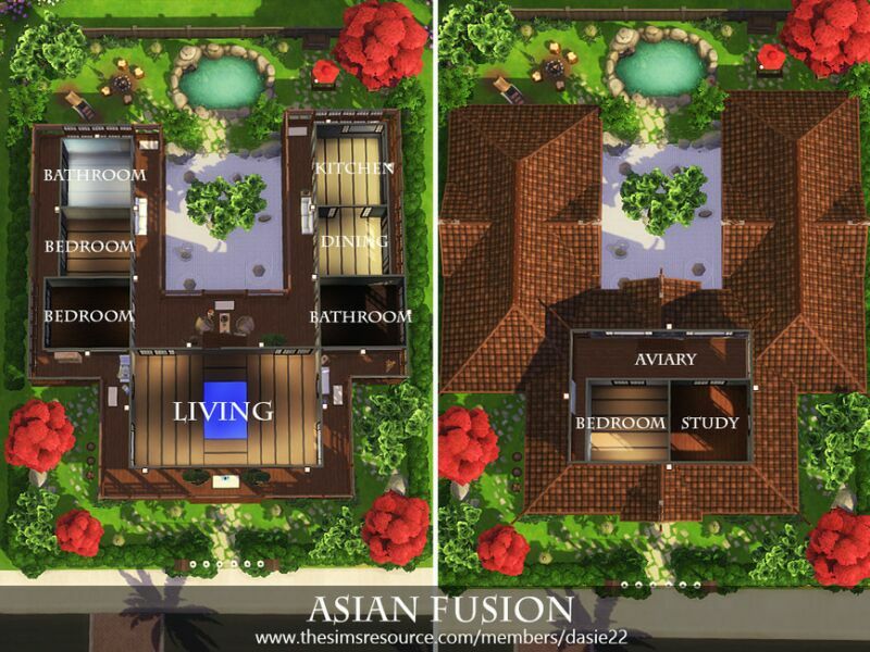 Asian Fusion By Dasie2 Sims 4 CC Download
