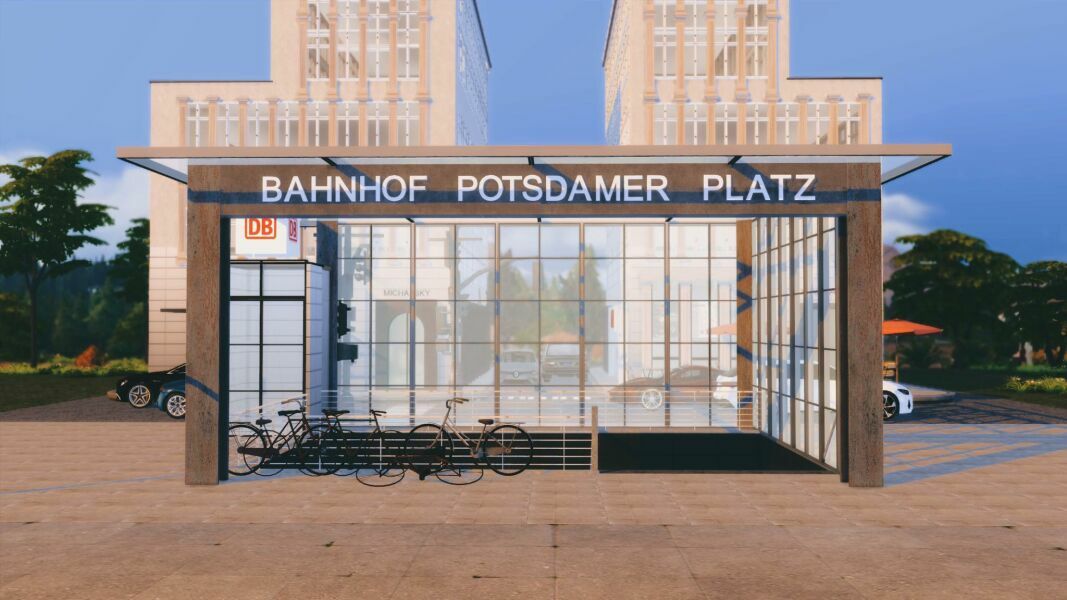 Bahnhof Potsdamer Platz |CC By Mrsbarbiex3 Sims 4 CC Download