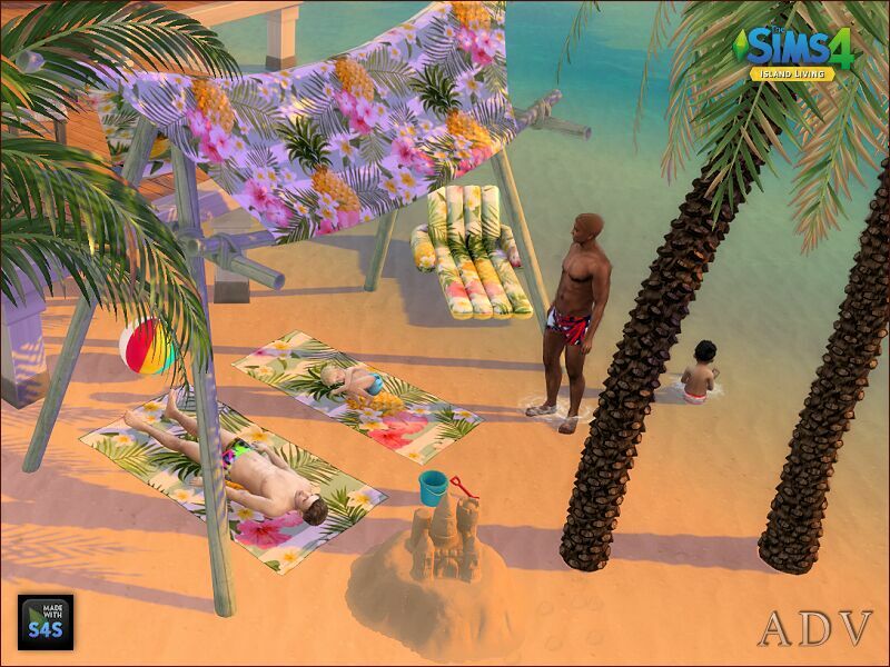 Beach Sets Sims 4 CC Download