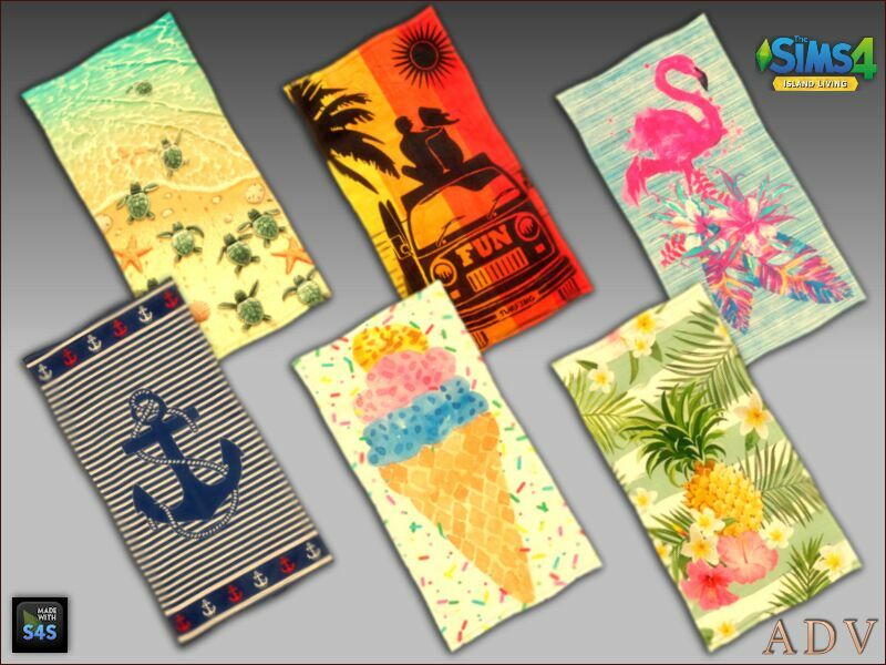 Beach Sets Sims 4 CC Download