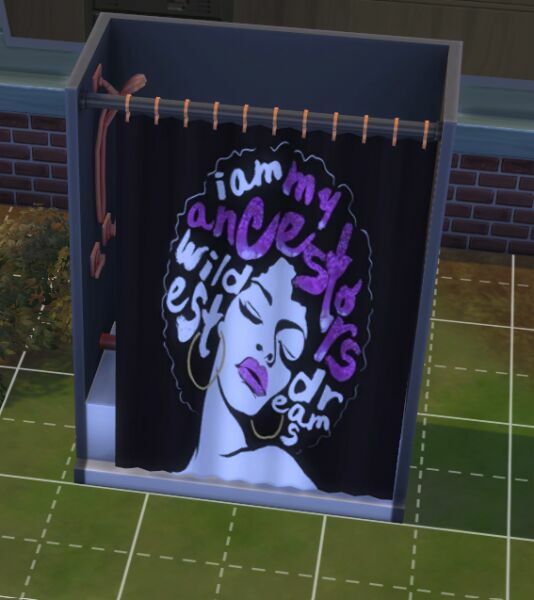 Black Girl Shower By Moonlightsimmer Sims 4 CC Download