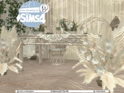 Boho Wedding SET Part 1 By Syboulette Sims 4 CC Download