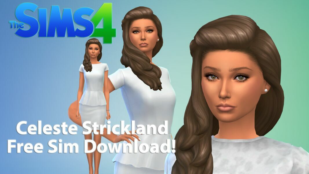 Celeste Strickland Free SIM Download By VTK Sims 4 CC Download