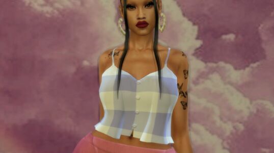 Cute TOP By Moonlightsimmer Sims 4 CC Download