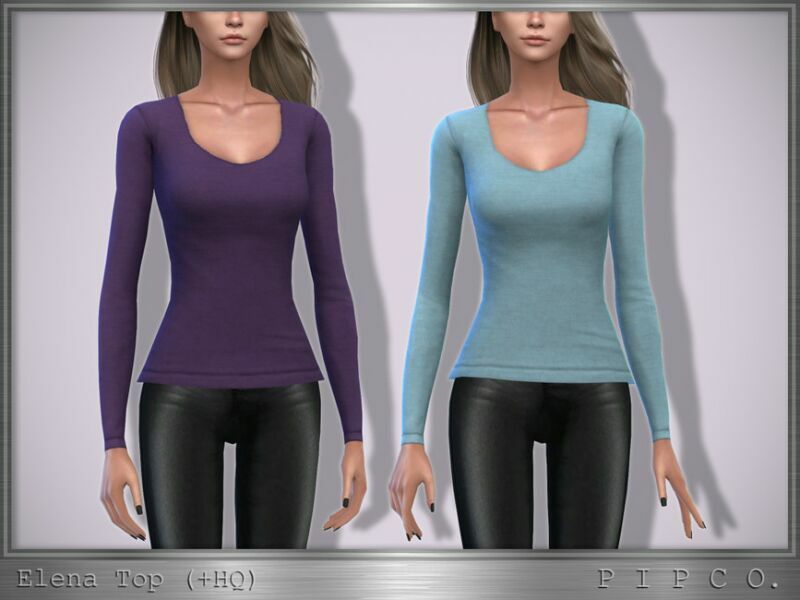 Elena TOP. By Pipco Sims 4 CC Download