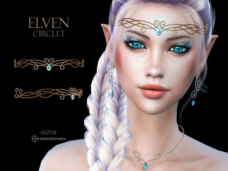 Elven Circlet By Suzue Sims 4 CC Download